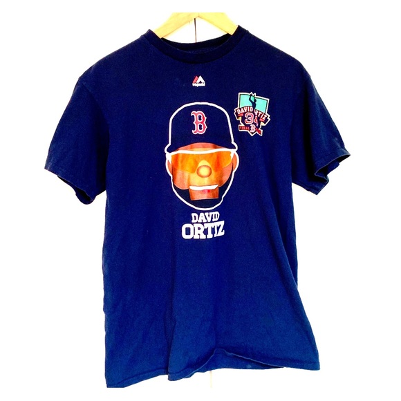 Majestic | Shirts | David Ortiz Big Papi Hall Of Fame 222 Final Season ...